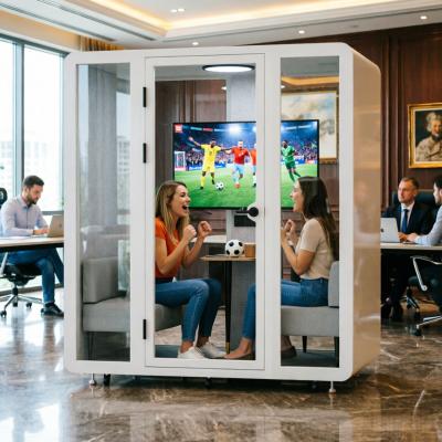 China 7-Layer Acoustic Structure Meeting Pod with STC 45 Soundproofing and Modular Design for Office Use for sale