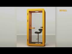 phone booth modular soundproof pod instant private space open-plan office garden shopping mall video