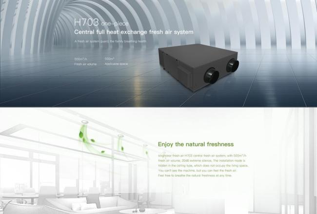 Professional Ventilation System Air Purification Machine HVAC