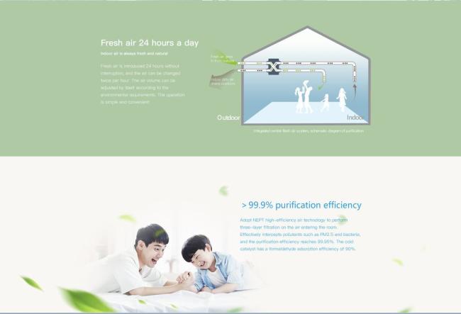 Professional Ventilation System Air Purification Machine HVAC
