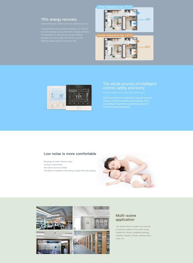 Professional Ventilation System Air Purification Machine HVAC