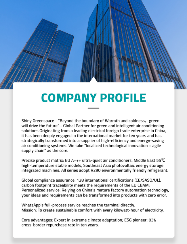 Manufacturer company profile information