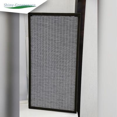China Coarse Efficiency F9 Filter Folded HEPA Activated Carbon Filter for sale