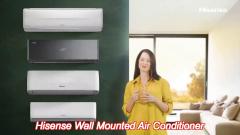 Hisense 12000 BTU Wall Mounted Inverter Air Conditioner with Smart Control