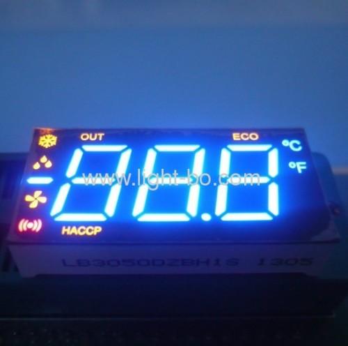 超白く/赤い0.50インチ3 1/2ディジットは7つの区分のエアコンの表示を導きました