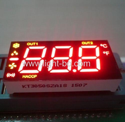 サーモスタットの塗布のための超白く/赤い0.50インチ3ディジットの7区分のLED表示