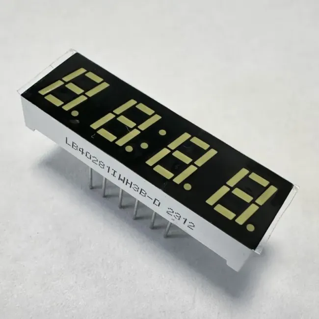 Ulrta Bright White LED Display 7mm 4 Digit 7segment Common Anode for Multimeter Panel