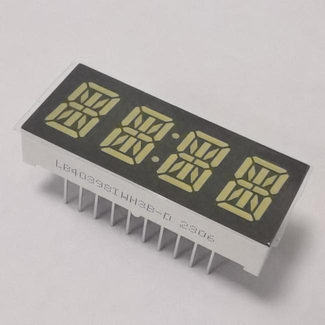 Detailed view of 14 Segment LED Display