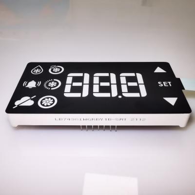 China 3 Digit Seven Segment LED Display Common Anode Touch Button 17.7mm Height for sale