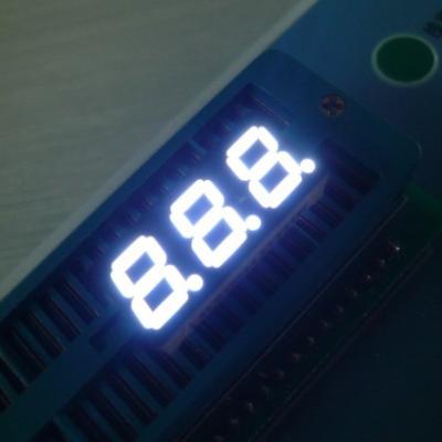 China Mini pantalla LED tridigital de 7 segmentos que multiplexa para el amarillo del indicador en venta