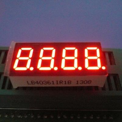 China RoHS Four Digit 7 Segment  Common Cathode Led Display White 0.36 Inch for sale