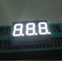 China 3-Digit 7-Segment LED Display Pure White 22.5x14mm 9.2mm Character Height for Electronics for sale
