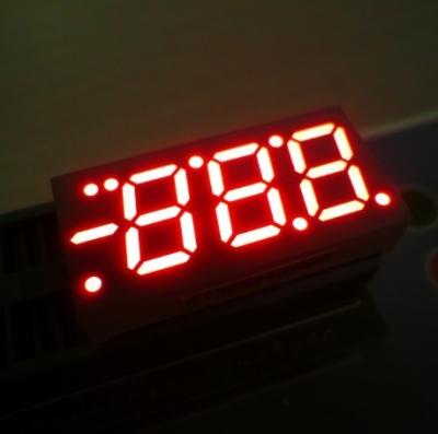 China Blue / Red / Green 0.52 Inch 3 Digit Seven Segment LED Display For Heating and Cooling for sale