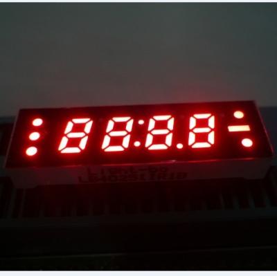 China 0.25 Inch Yellow Four Digit 7 Segment LED Clock Display , Small Current Drive for sale