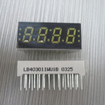 China 4 Digit Seven Segment Low Power LED Display / 7 Seg For Homes 0.3 Inch for sale