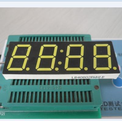 China Exhibición llevada segmento para la cocina de inducción, operación de poca intensidad del dígito 7 del blanco 4 en venta