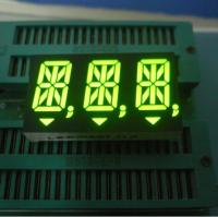China Super Amber 3 Digit 14 Segment LED Display 0.56 Inch 14.2mm Alphanumeric Digital Indicator for sale