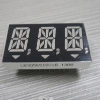 China Super Amber 3 Digit 14 Segment LED Display 0.56 Inch 14.2mm Alphanumeric Digital Indicator for sale