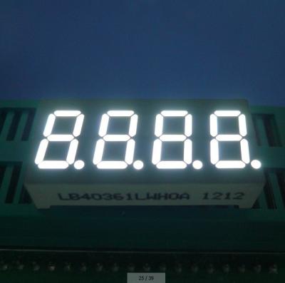 China Stable Performance 0.36lnch Supe bright red 4 Digit 7 Segment Led Display For Humidity Indicator for sale