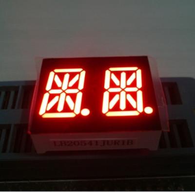 China 0 .54 Inch Common Anode 14 Segment Led Display 2 Digit Super Bright Green for sale
