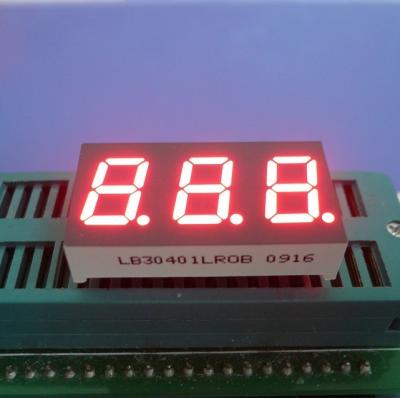 Chine Cathode commune d'affichage menée par segment jaune vert-bleu rouge lumineux superbe du chiffre 7 du blanc 3 0,40 pouces à vendre