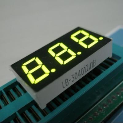 China Geel Groen Driecijfer 7 Segment LED Display Gemeenschappelijke anode Te koop