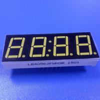 China 4-Digit 7-Segment LED Display 14.2mm Height 50.3x19x8mm Instrument Panel Component for sale