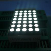 China 5x7 Dot Matrix LED Display 0.7 Inch 120-140mcd 3.0-3.6V Moving Sign Screen for Digital Indicators for sale