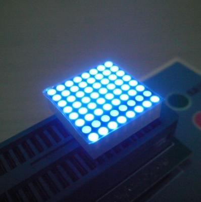 China Hohe Helligkeit 2mm führte Punktematrix-Anzeige ein 0,8-Zoll-Schwarzes Oberfläche for sale