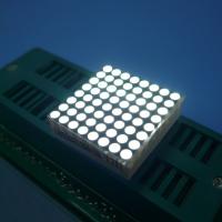 China 8x8 Indoor Dot Matrix LED Display 20.2mm Character Height with 2.8-3.5V Forward Voltage for sale