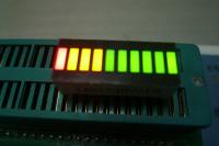 China 10 Segment LED Light Bar 25.4x10.1mm Multicolor with 12-15mA Current for Home Appliances for sale