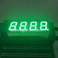 China 0.4 Inch 4-Digit 7-Segment LED Display - Pure Green Common Anode 10.16mm Height for Temperature Control for sale