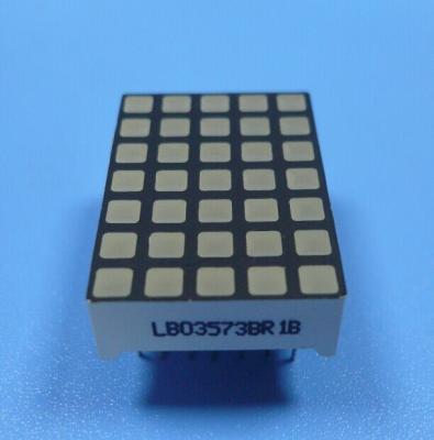 China Ultra Red 3.5mm 5x7 Dot Matrix LED Display Column Anode  for elevator COP for sale