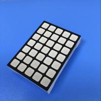 China 6mm 5x7 Square Dot Matrix LED Display Column Anode 39x54mm for Elevator LOP Indicators for sale