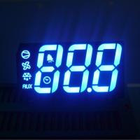 China 3 Digit 7 Segment LED Display 17.12mm Blue 2.8-3.5V for Refrigerator Control Panel for sale