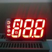 China Custom Triple Digit 7-Segment LED Display 17.12mm Blue for Cooling Control 2.8-3.5V for sale