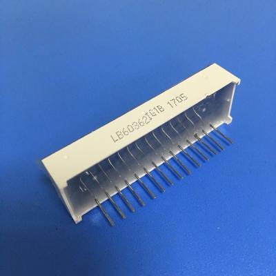 China Exposição conduzida do dígito 7 do azul 6 segmento ultra brilhante 0,32 polegadas com superfície do preto à venda