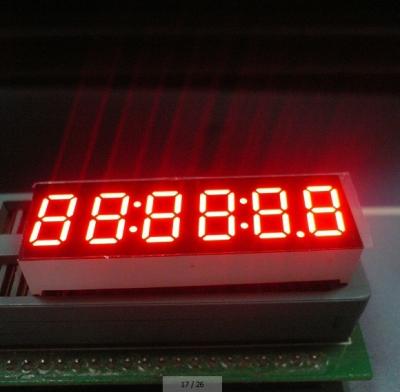 China Exposição conduzida do dígito 7 do azul 6 segmento ultra brilhante 0,32 polegadas com superfície do preto à venda