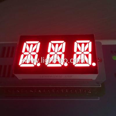 China Three Digit 0.54inch RED 14 Segment LED Display Anode For Industrial for sale