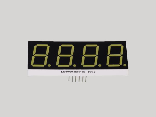 울트라 화이트 4자리 7 세그먼트 LED 디스플레이 시계 디스플레이 디지털 타이머 표시기용 안오드 카토드
