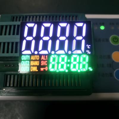 Mehrfarbiges Doppelreihe-Vierstelliges 7-Segment-LED-Display für Steuergeräte
