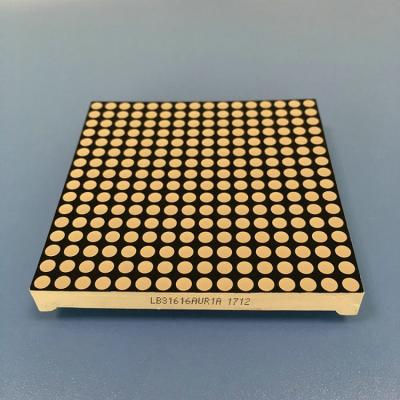China Face Color Yellow Segments Black Face Dot Matrix LED Display Module with Input Voltage of AC100-240V for sale