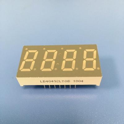 中国 温度の表示器のための0.49のlnch 4ディジット7の区分によって導かれる表示こはく色色 販売のため