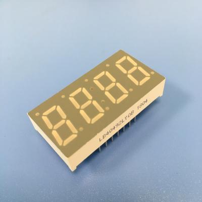 中国 温度の表示器のための0.49のlnch 4ディジット7の区分によって導かれる表示こはく色色 販売のため