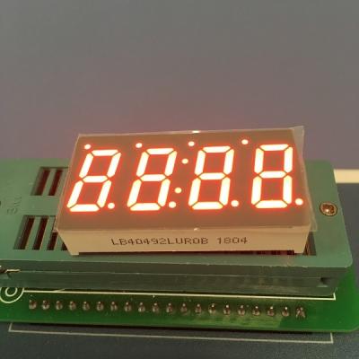 中国 温度の表示器のための0.49のlnch 4ディジット7の区分によって導かれる表示こはく色色 販売のため