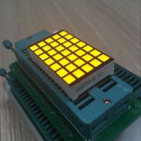 China 5x7 Dot Matrix LED Display With Reverse Voltage Of 5V And Connection Row Anode Column Cathode for sale