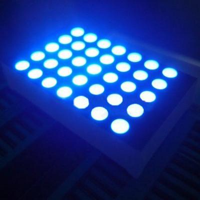China 5x7 Pantalla LED de matriz de puntos Corriente hacia adelante 12-15mA/LED 5V Fuente de alimentación para luces de advertencia de emergencia de vehículos en venta