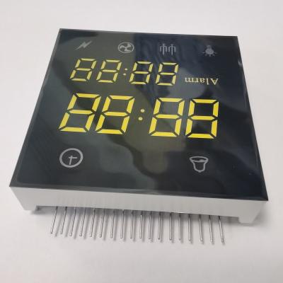 China Bright White/Blue Cathode Dual Row Custom 7segment Led Display For Microwave Timer for sale