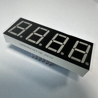 China Ultra Bright Amber 4 Digit 14.2mm 7 Segment LED Display Common Anode For Temperature Control for sale