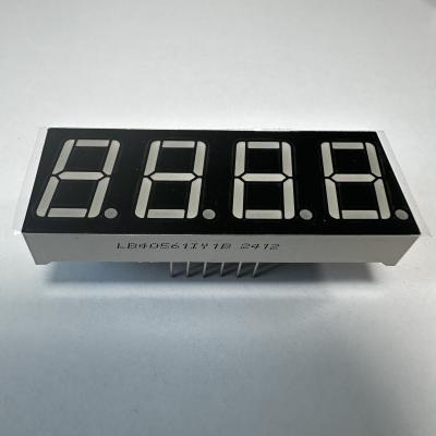 China Ultra Bright Amber 4 Digit 14.2mm 7 Segment LED Display Common Anode For Temperature Control for sale